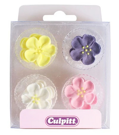 Kakepynt spiselig Villroser 4 farger 12 stk | Pynt Til Fest. Tips ...