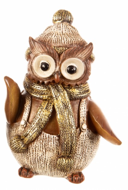 Ugle vinkende brun/gull 12cm | Pynt Til Fest. Tips, inspirasjon og gode ...