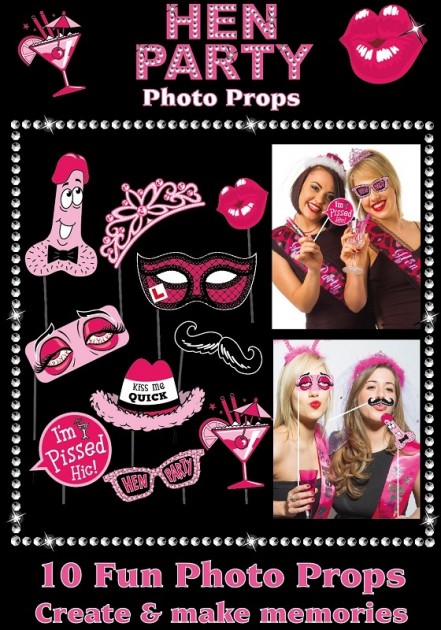 Photo Booth Hen Party | Pynt Til Fest. Tips, inspirasjon og gode ideer ...